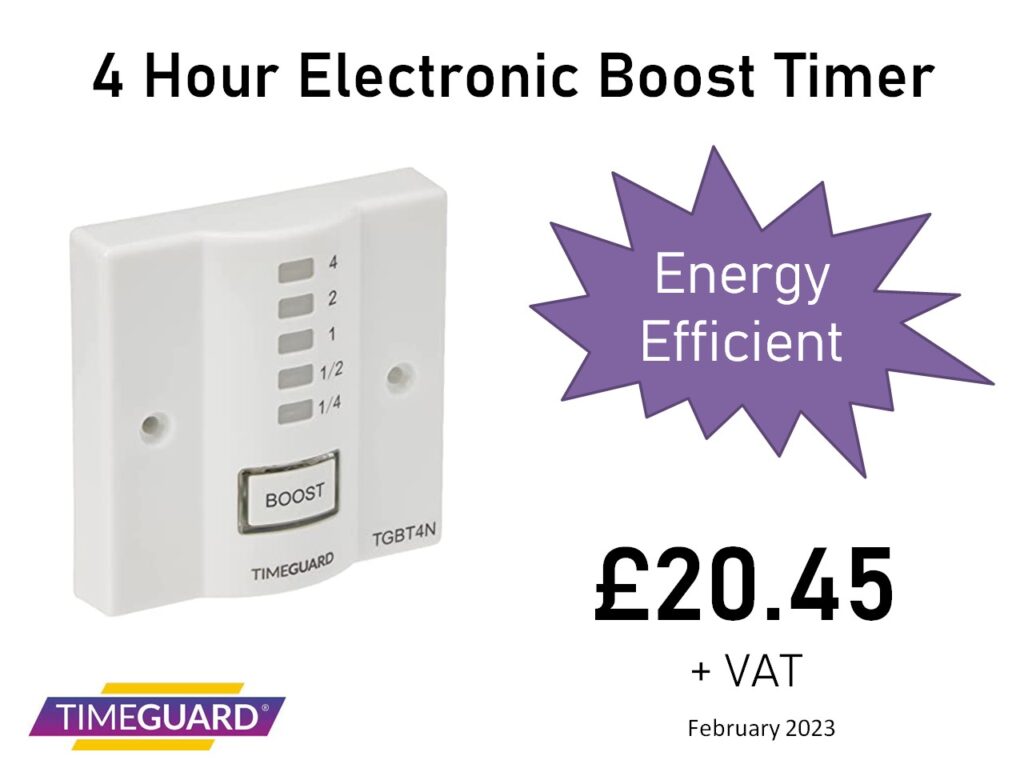 Timeguard 4 Hour Electronic Boost Timer