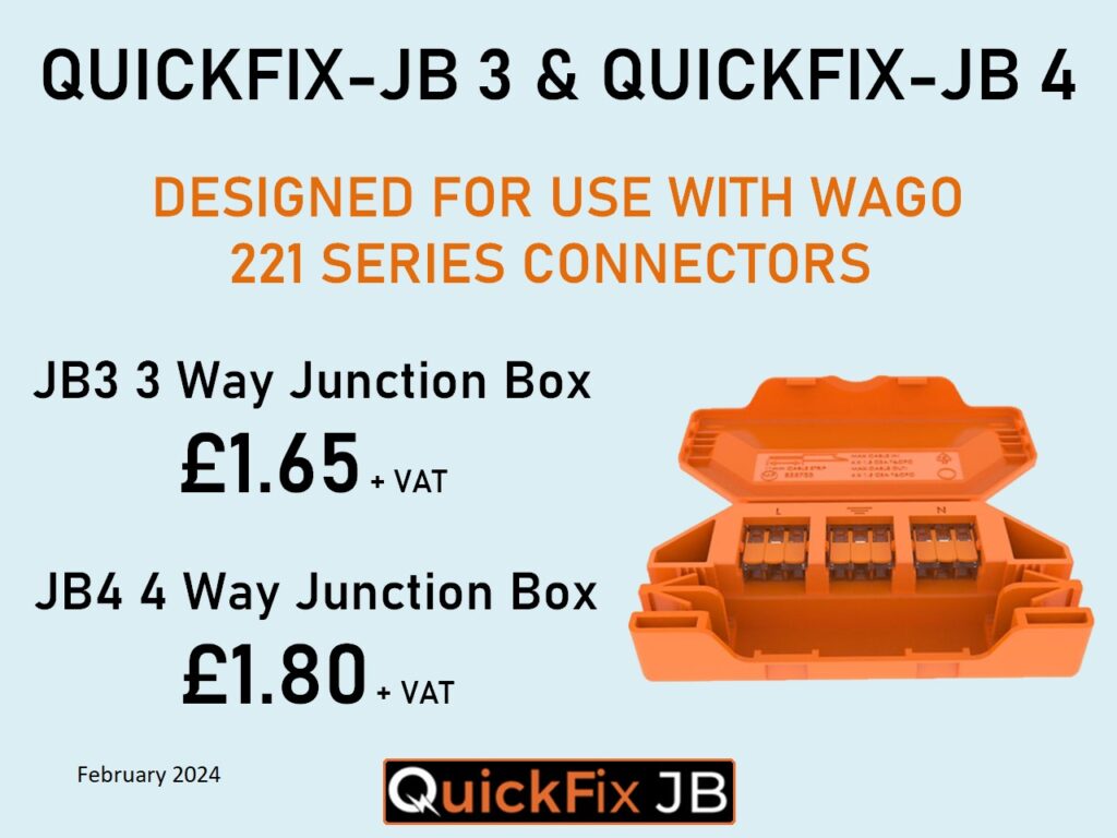 QuickFix-JB3 & QuickFix JB-4 Junction Boxes